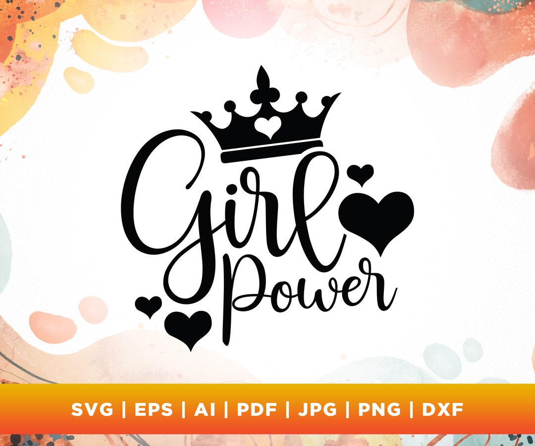 Girl Power Svg, Girl Power Png, Cricut, Png, Svg, Sublimation ...