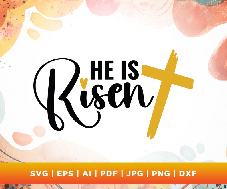 He is Risen SVG, Jesus SVG, Cricut, Png, Svg, Sublimation, God Svg ...