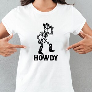 Howdy Cowboy Svg, Dancing Skeleton Svg, Png, Svg, Howdy Svg, Howdy ...