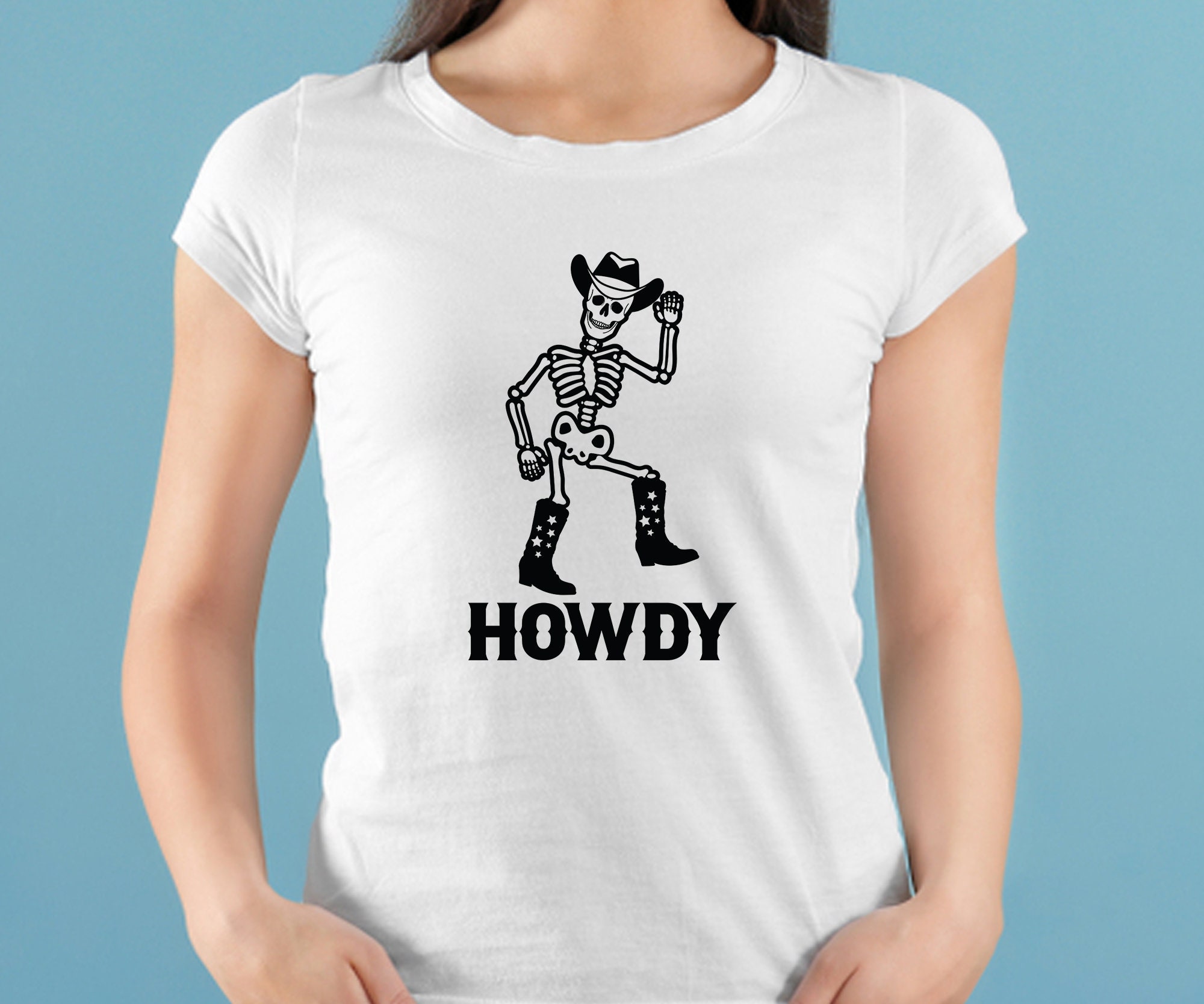 Howdy Cowboy Svg, Dancing Skeleton Svg, Png, Svg, Howdy Svg, Howdy ...