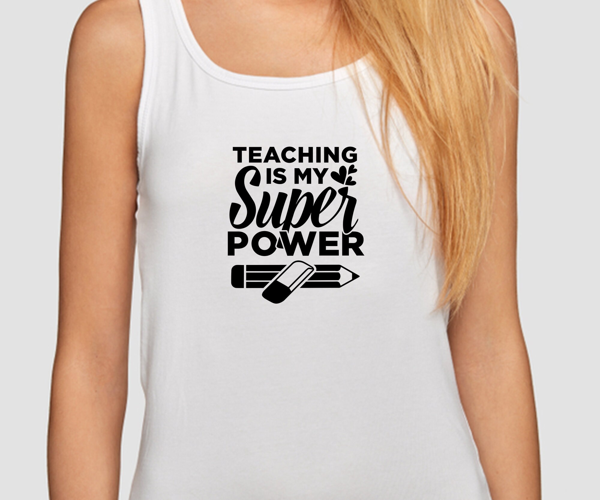 Teaching is My Superpower Svg, Png, Svg, I Love Teaching, Cute Teacher ...