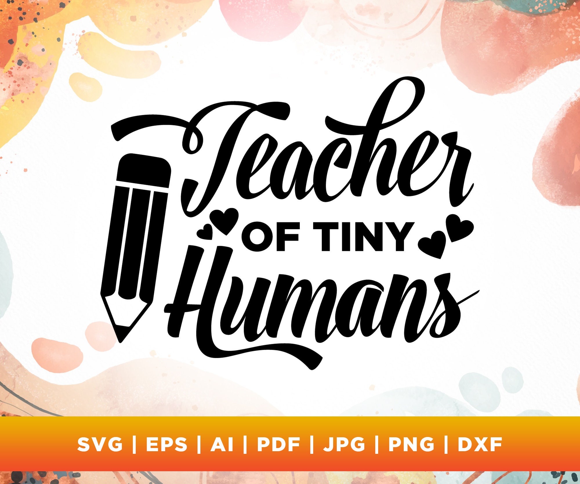 Teacher of Tiny Humans Svg, Funny Teacher Quote, Png, Svg, Funny ...