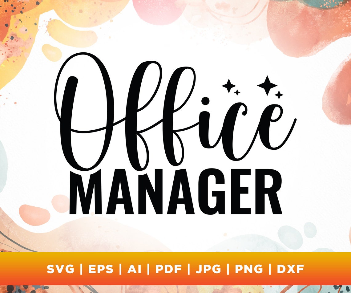 Office Manager Svg, Cricut, Png, Svg, Sublimation, Office Manager Png ...