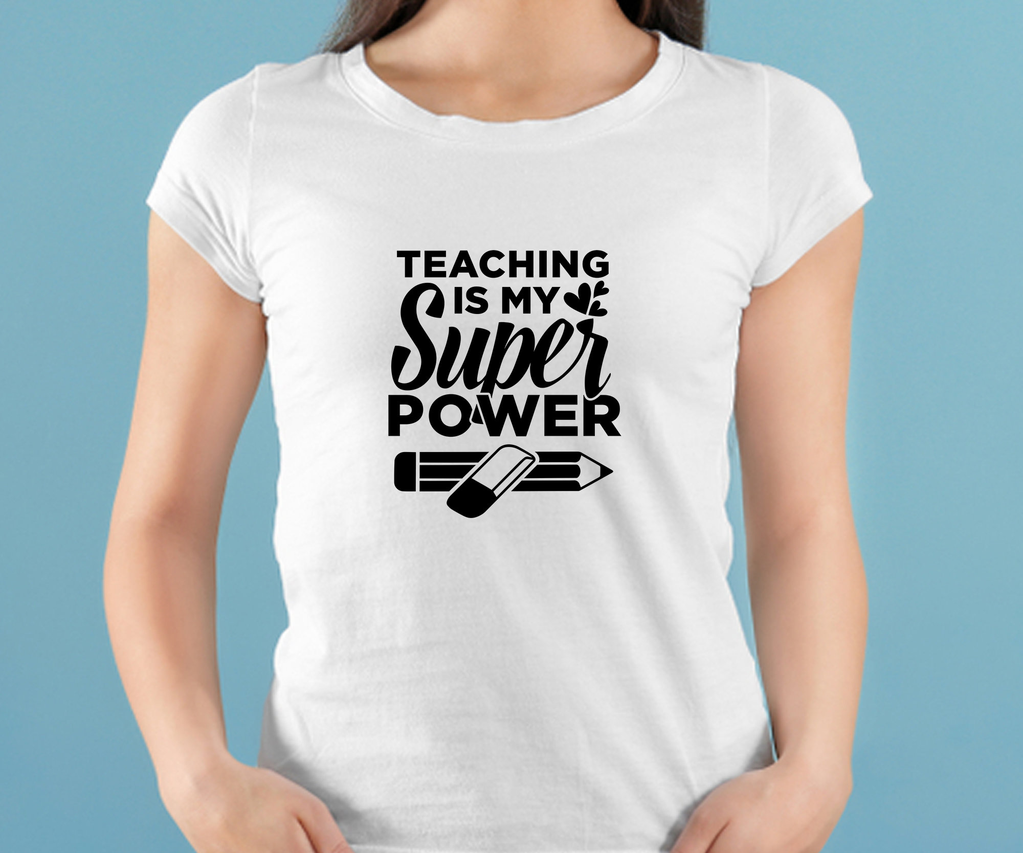 Teaching is My Superpower Svg, Png, Svg, I Love Teaching, Cute Teacher ...