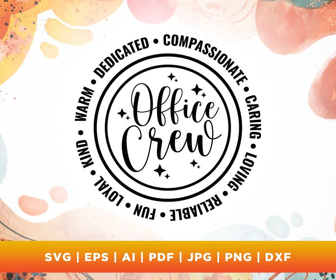 Office Crew Svg, Png, Svg, Sublimation, Office Life Png, Office Staff ...