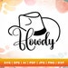 Howdy Svg, Cowboy Hat Svg, Png, Svg, Cowgirl Illustration Png, Hand ...