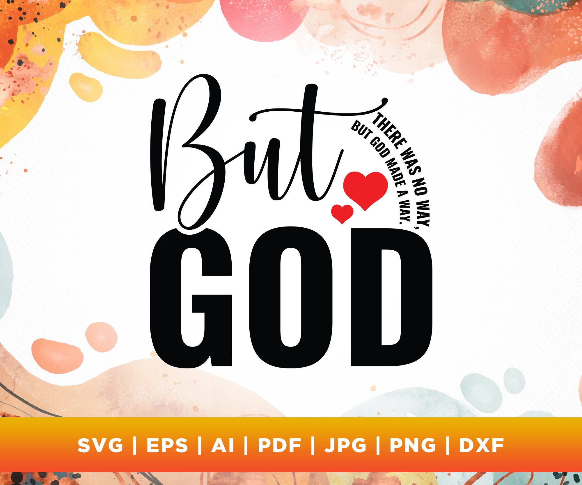 But God Svg, Faith Svg, Church, African American, Religion, Silhouette ...