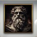 Zeus Canvas Print Art, Greek Mythology Art Ready to Hang Home Decor ...