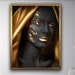 Tutankhamun Gold Mask Canvas Art - Egyptian Pharaoh Wall Decor ...