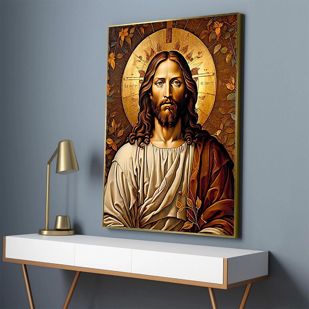 Jesus Christ Wall Painting, Christianity Canvas Wall Decor, Jesus ...