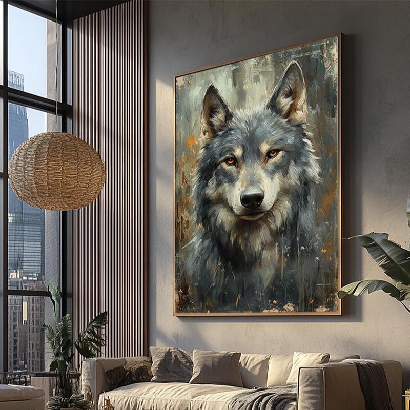 Wolf Portrait - Etsy