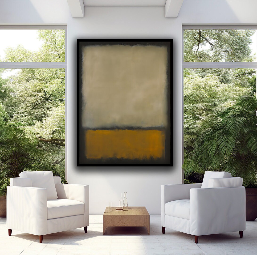 Mark Rothko Fawn Canvas Wall Art Mark Rothko Production - Etsy