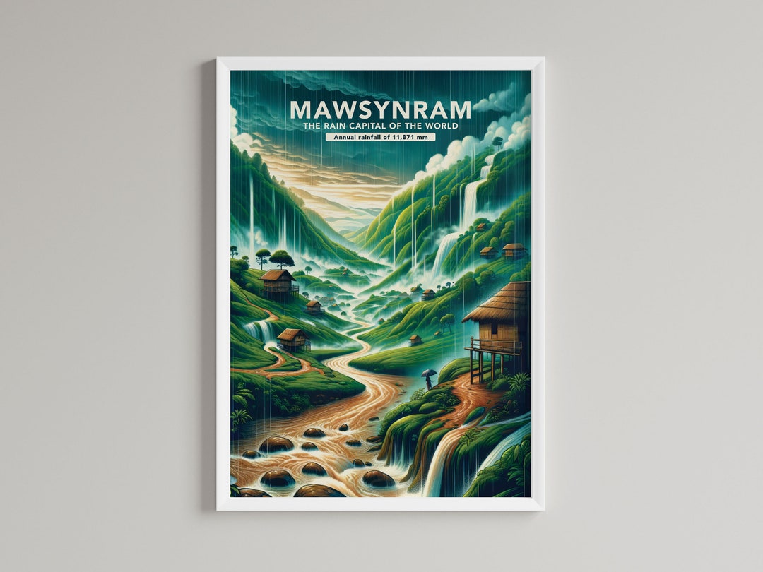 Mawsynram, Meghalaya Tourism,wettest Place, Rainfall Sanctuary, Lush ...