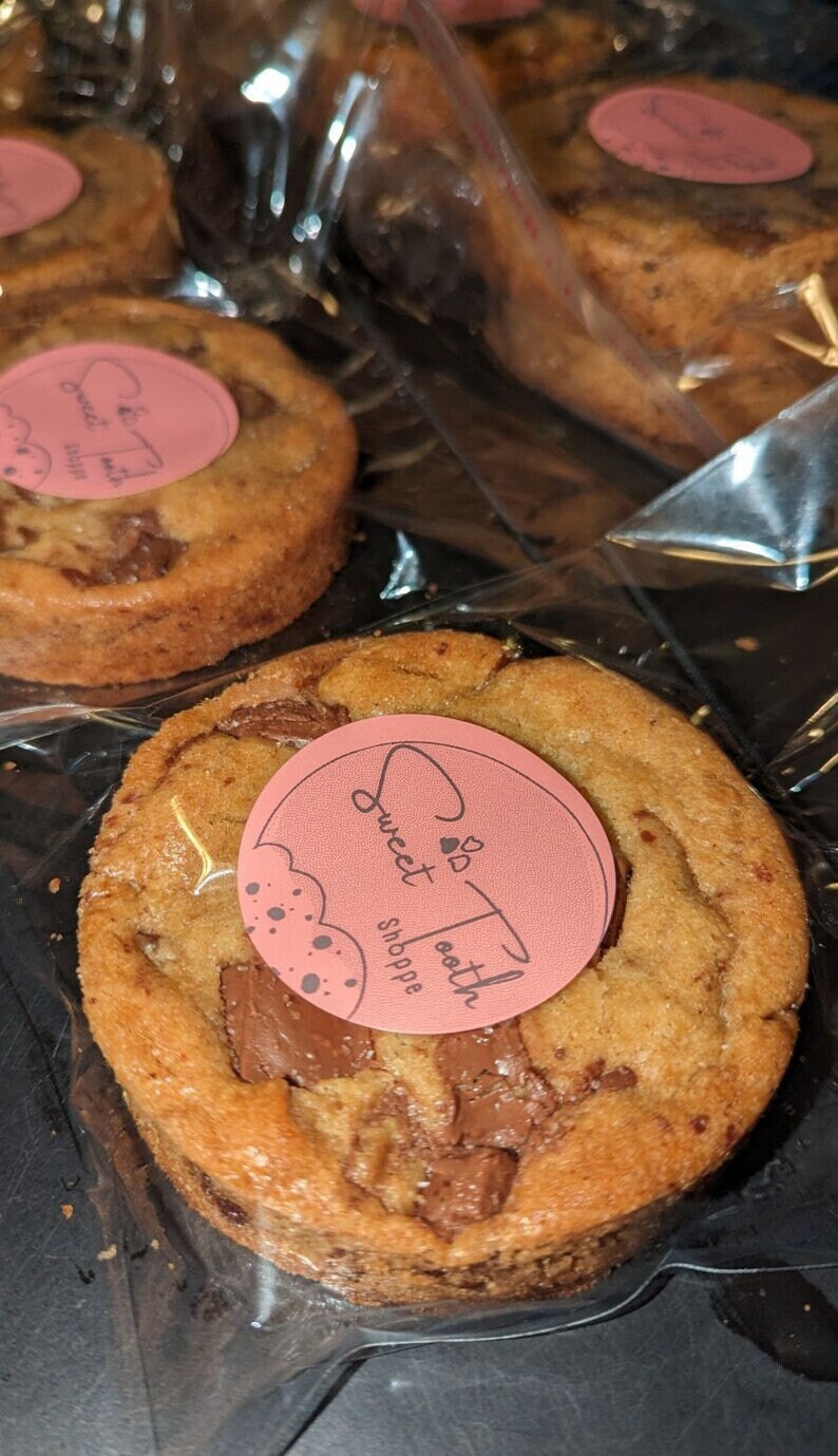 Chocolate Chip Cookie/sea Salt/ Chocolate Chip/homemade/ Milk Chocolate ...