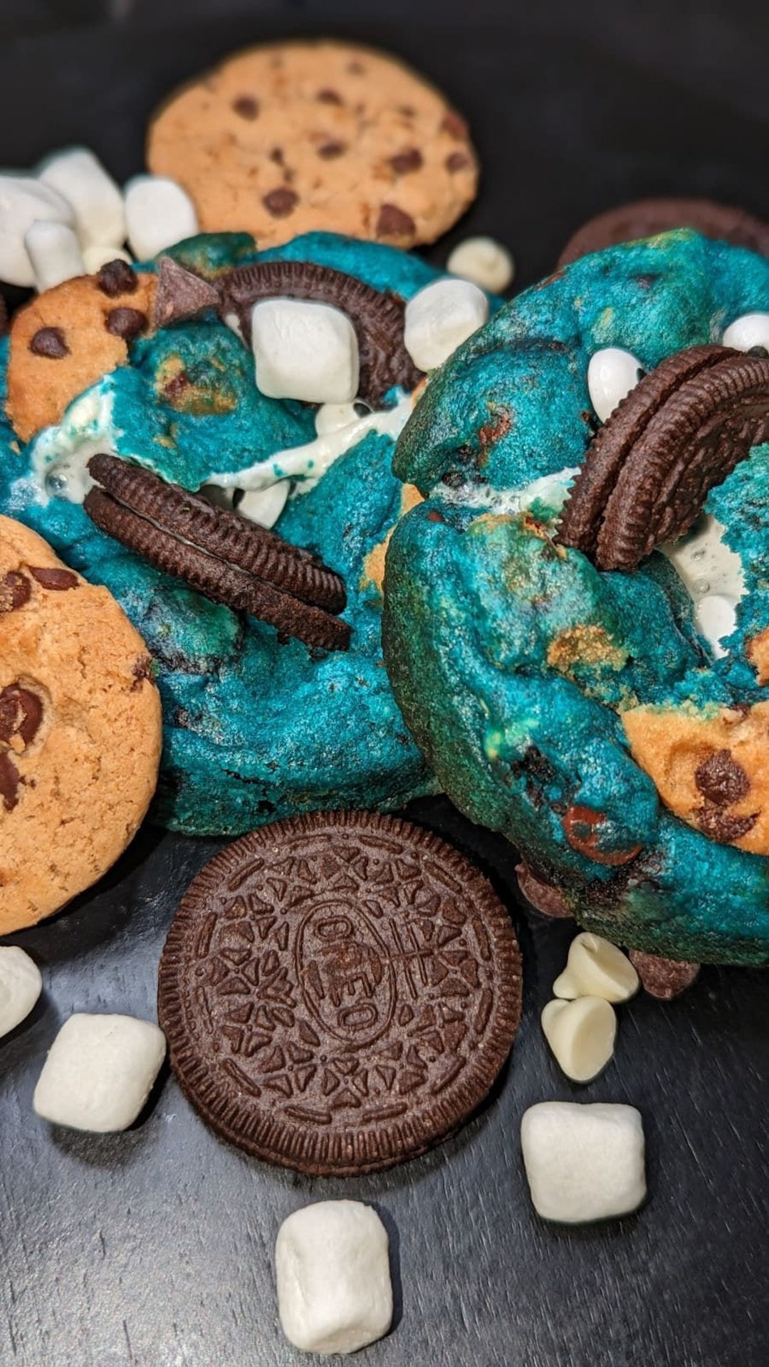 Blue Monster Cookie - Etsy