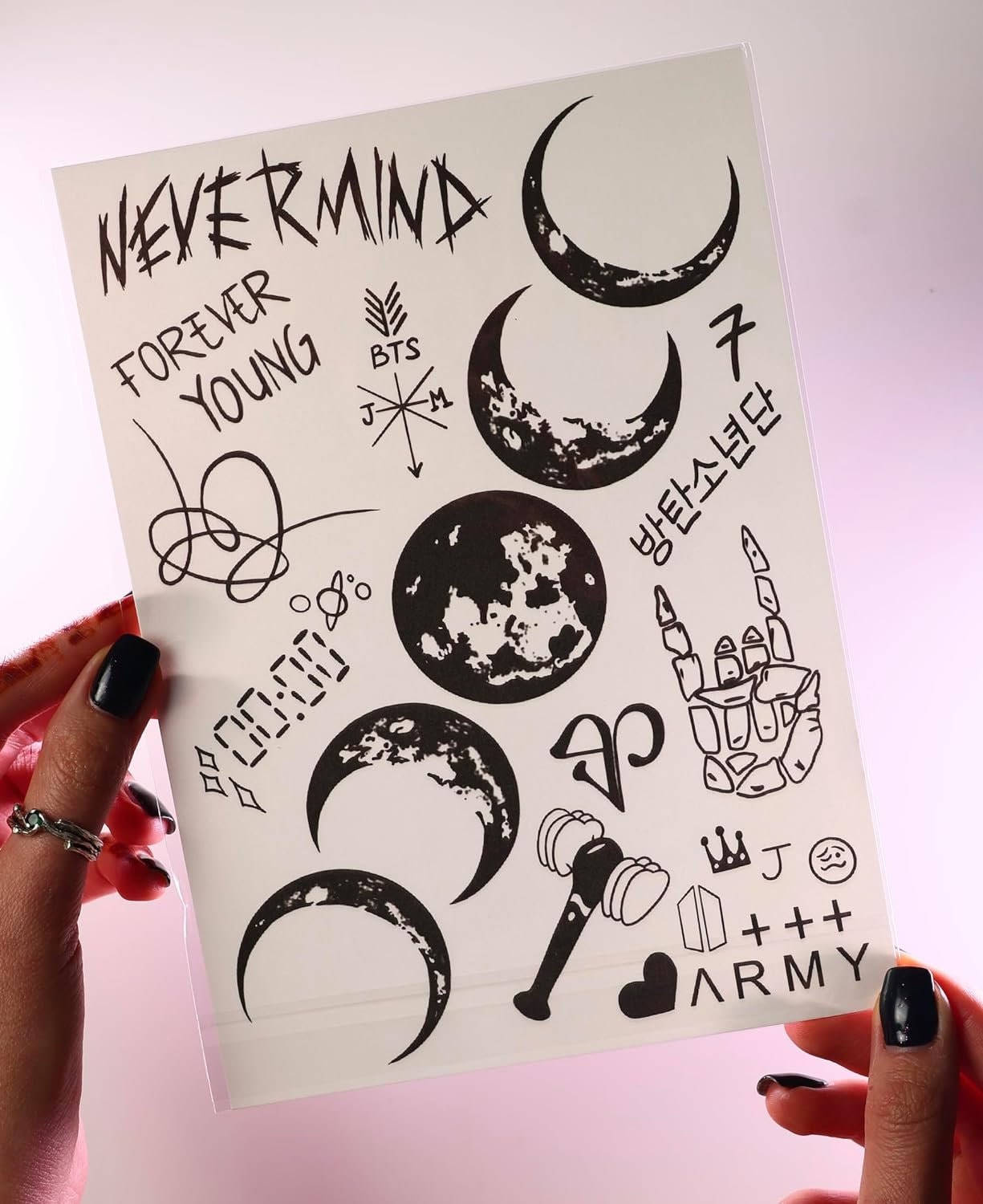 Bts Fake Tattoos BTS Temporary Tattoo By ShopGomad