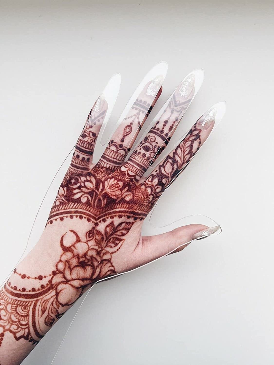 Reusable Henna Hand Acrylic Plastic Template for Homemade Henna ...