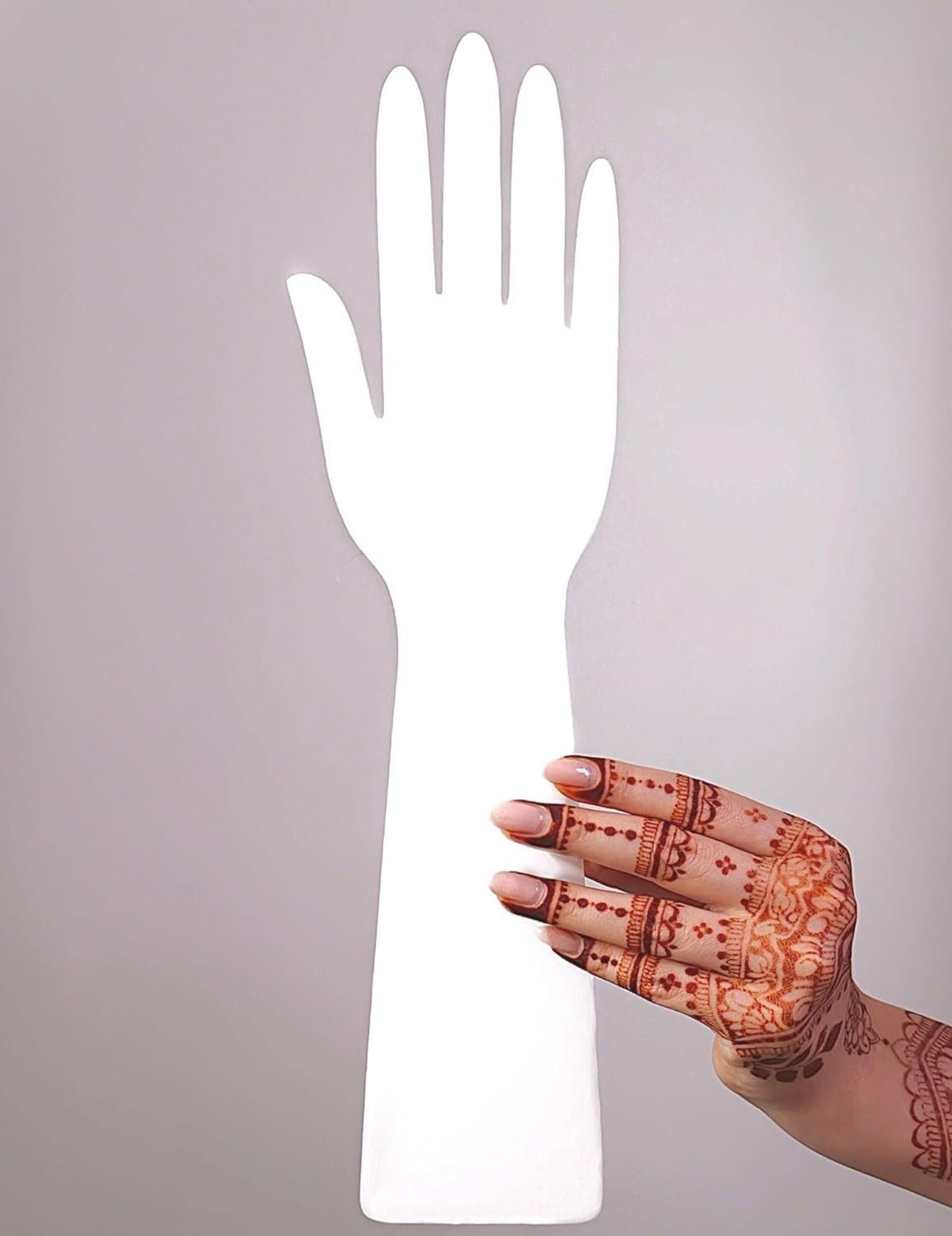 Reusable Henna Hand Acrylic Plastic Template for Homemade Henna ...