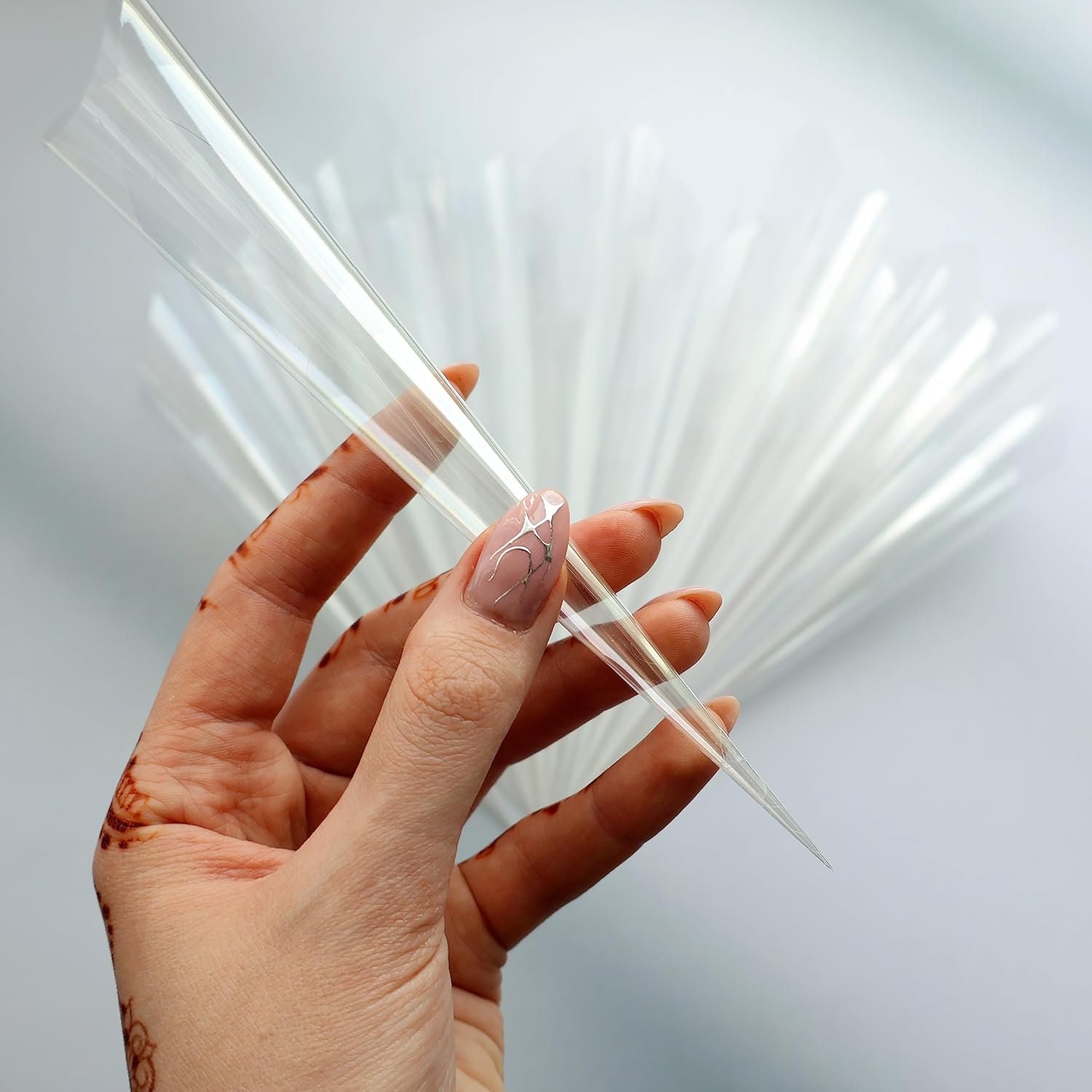 Empty Pre-rolled Hand Rolled Cellophane Henna Cones Applicator ...