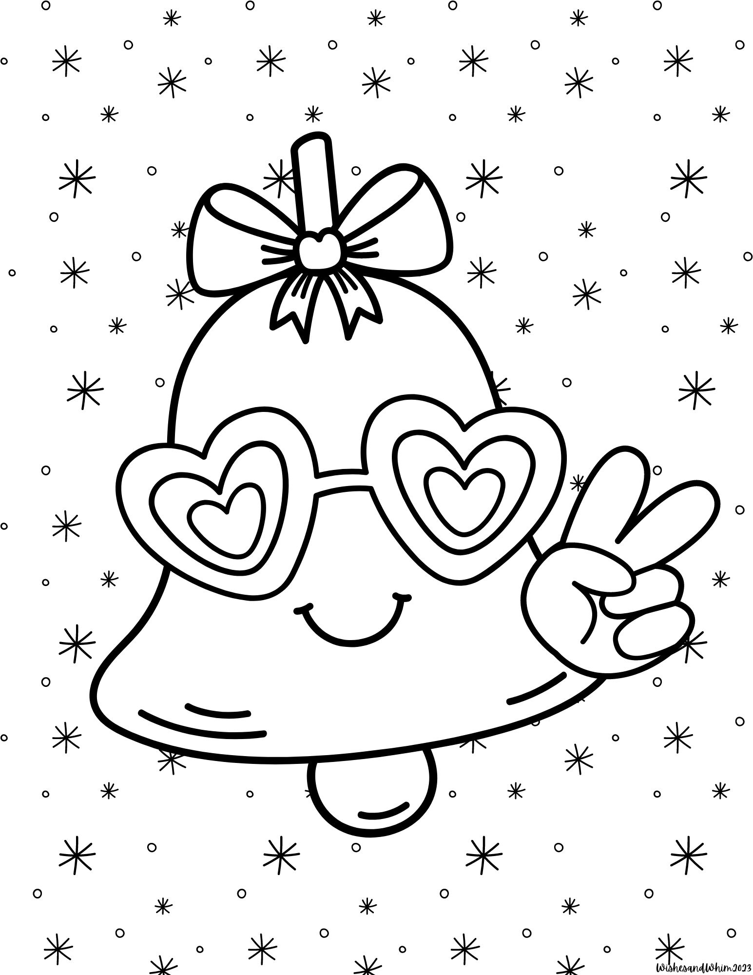 Christmas Coloring Pages Instant Download, Printable Holiday Coloring ...