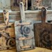 Primitive/rustic Hand-made Cutting Boards /charcuterie Boards Hard Wood ...