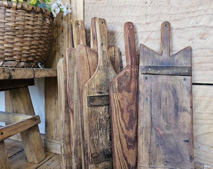 Very Rustic & Primitive- Long and Narrow! (20 Inch) Hand-made Cutting ...
