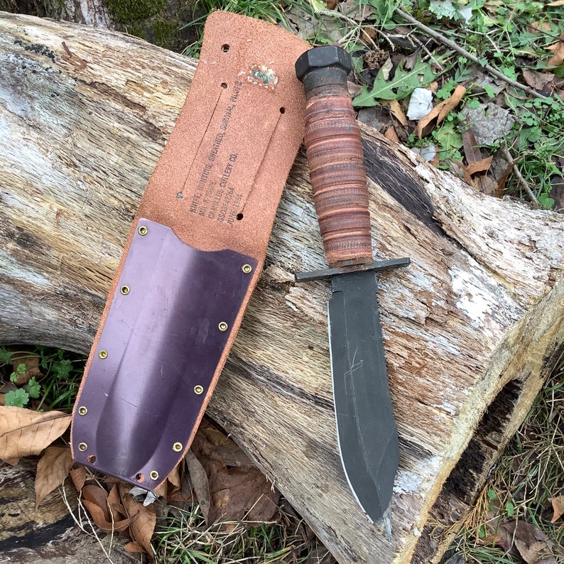 Made in USA Camillus Cutlery Co. 1984 Survival Knife With Sheath and ...