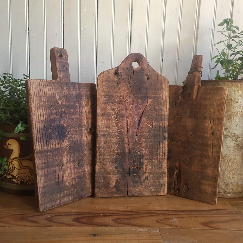 Rustic Cutting Board - Etsy