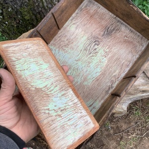 Primitive Style Box Full of Antiques Primitive Décor Super Cute Wooden ...