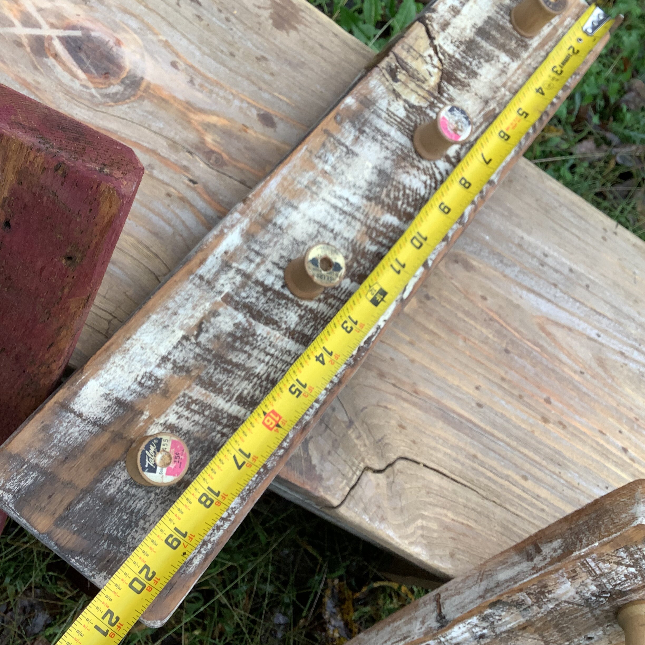 Primitive Style Coat Rack or Hat Rack, Made Out of Antique, Barnwood ...