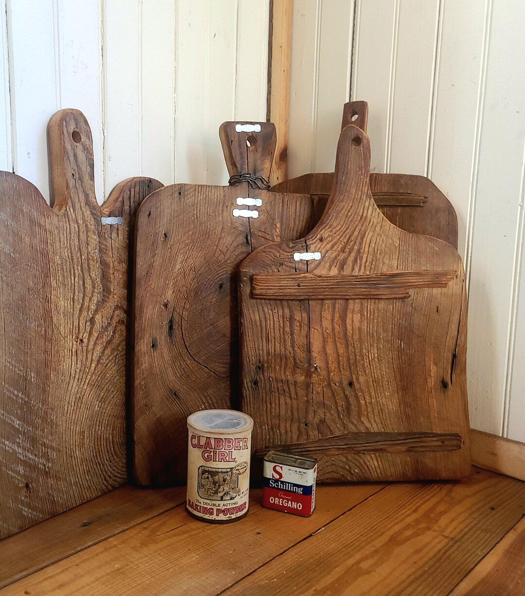 Extra Large- (12 Inches Wide) Primitive/rustic Hand-made Cutting Boards ...