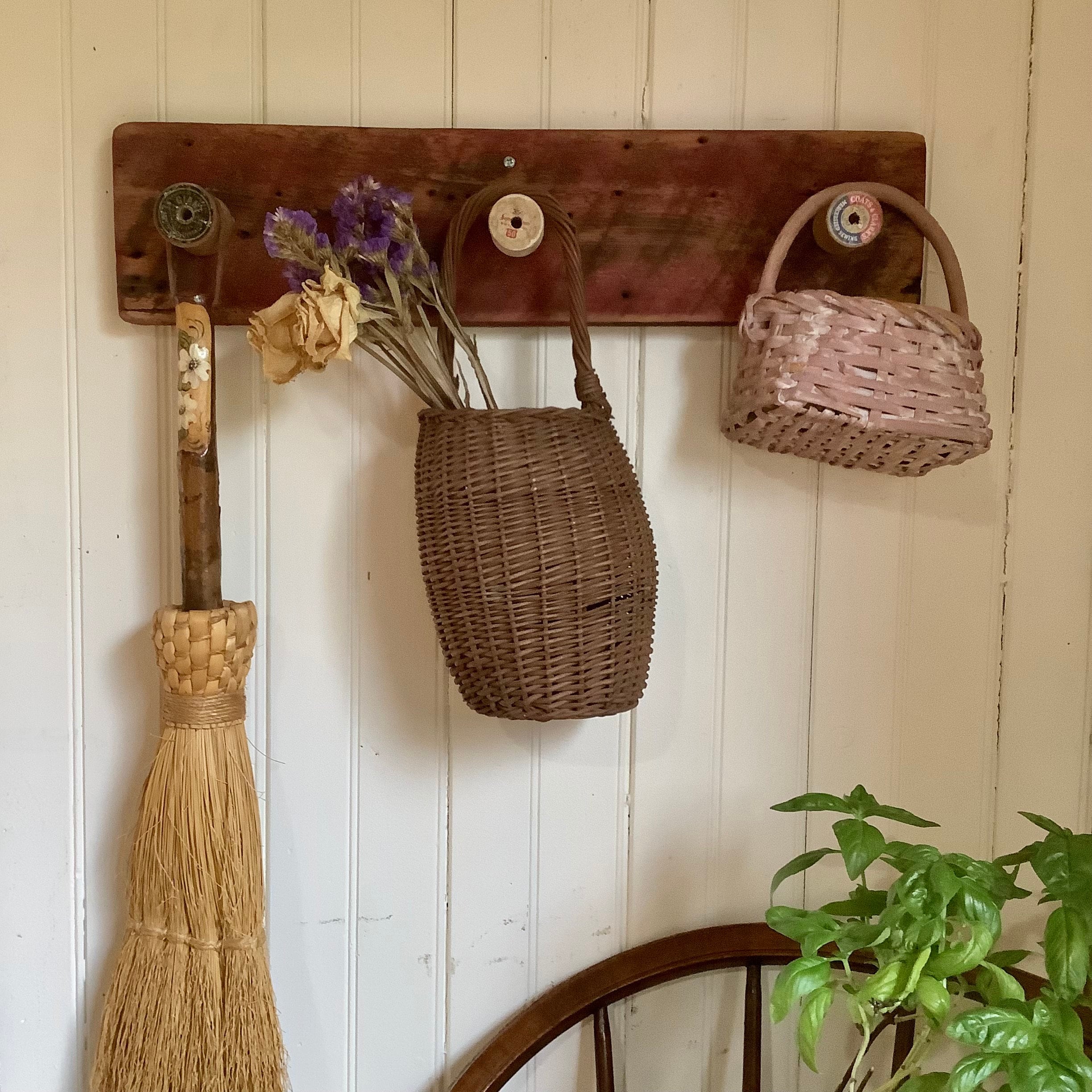 Primitive Style Coat Rack or Hat Rack, Made Out of Antique, Barnwood ...