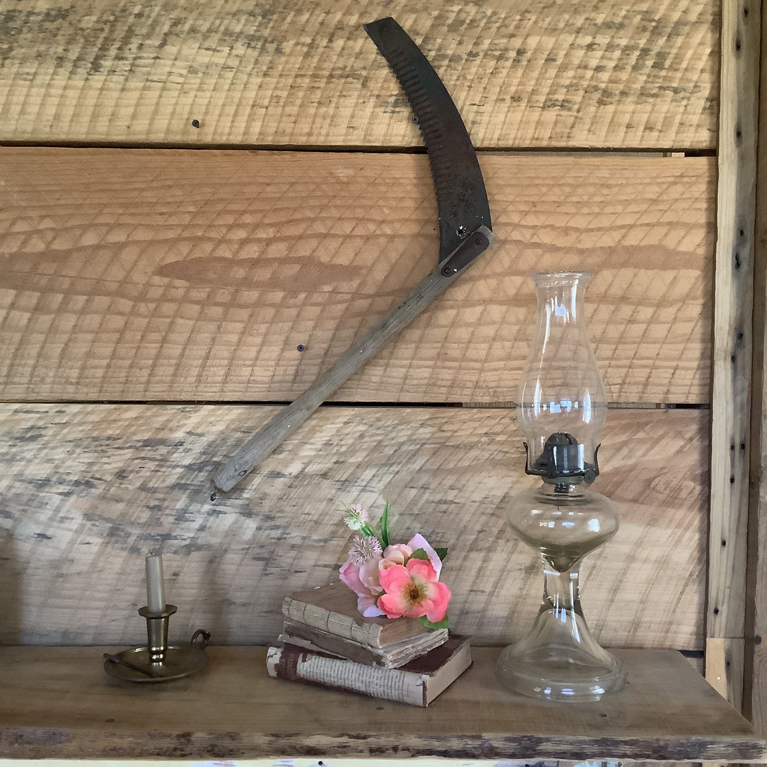 A Primitive Wooden Handle, Corn Sickle Garden Tool Rustic, Primitive ...