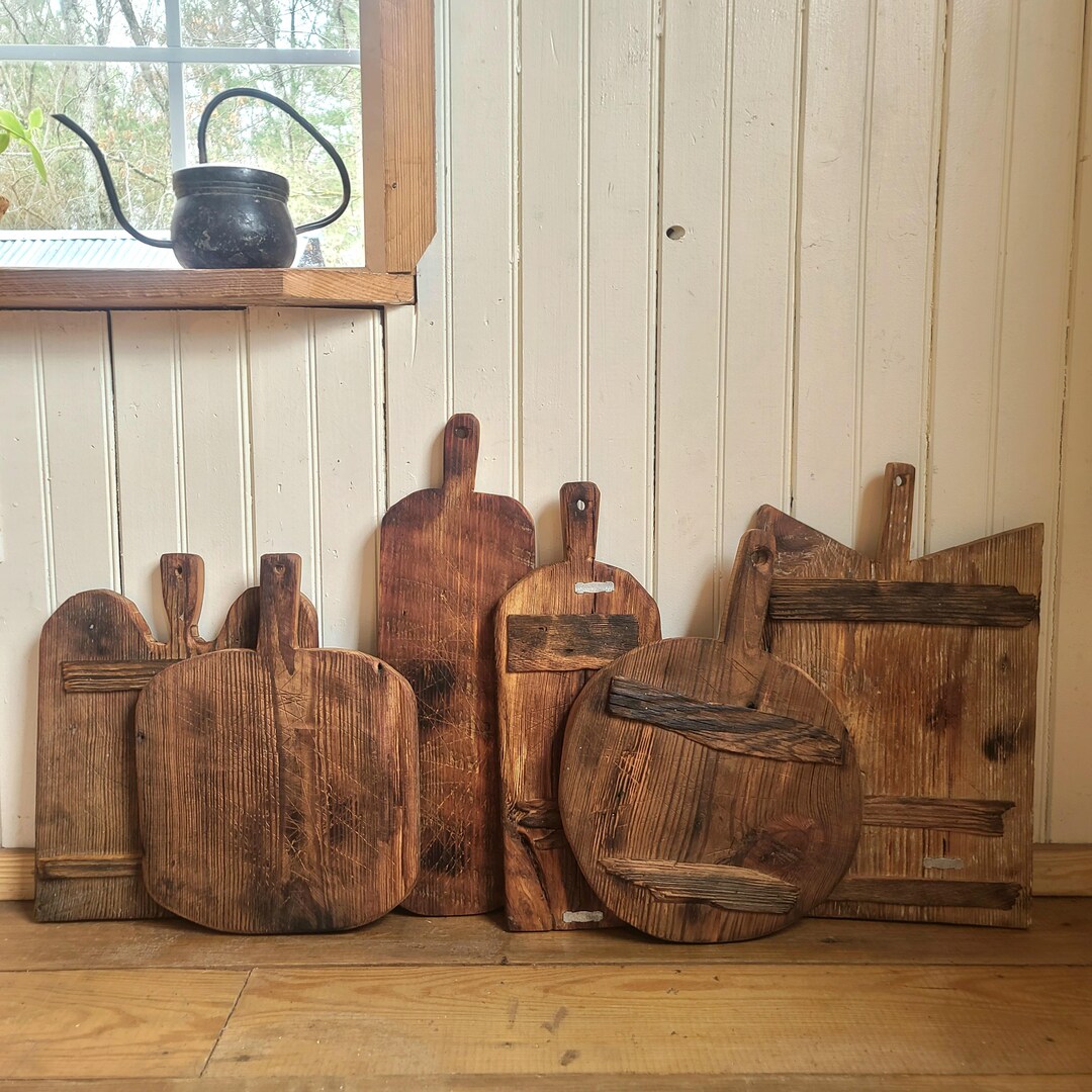 Medium to Small- Very Rustic! Primitive Hand-made Cutting/charcuterie ...