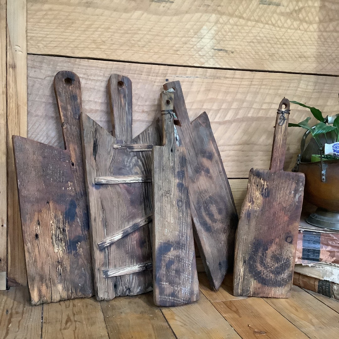 Primitive/rustic Hand-made Cutting Boards /charcuterie Boards Hard Wood ...