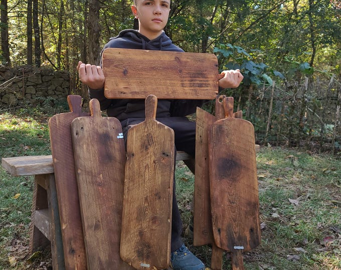 Primitive/rustic Hand-made Cutting Boards /charcuterie Boards- 28 ...