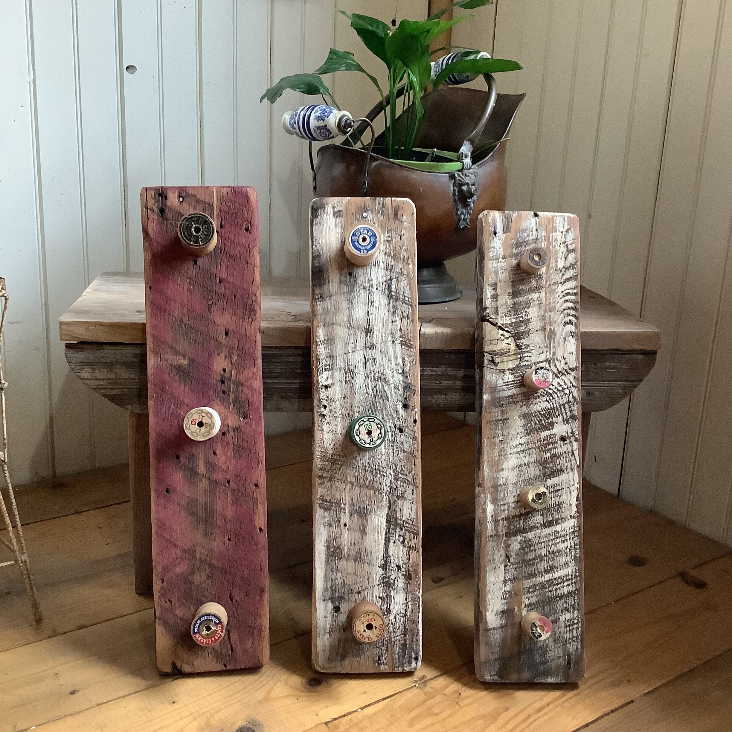 Primitive Style Coat Rack or Hat Rack, Made Out of Antique, Barnwood ...