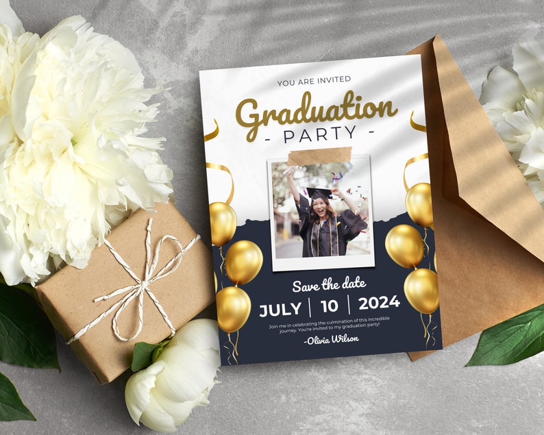 Graduation Bundle Templates, DIY Printable Kit, Grad Party Decor ...