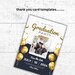 Graduation Bundle Templates, DIY Printable Kit, Grad Party Decor ...