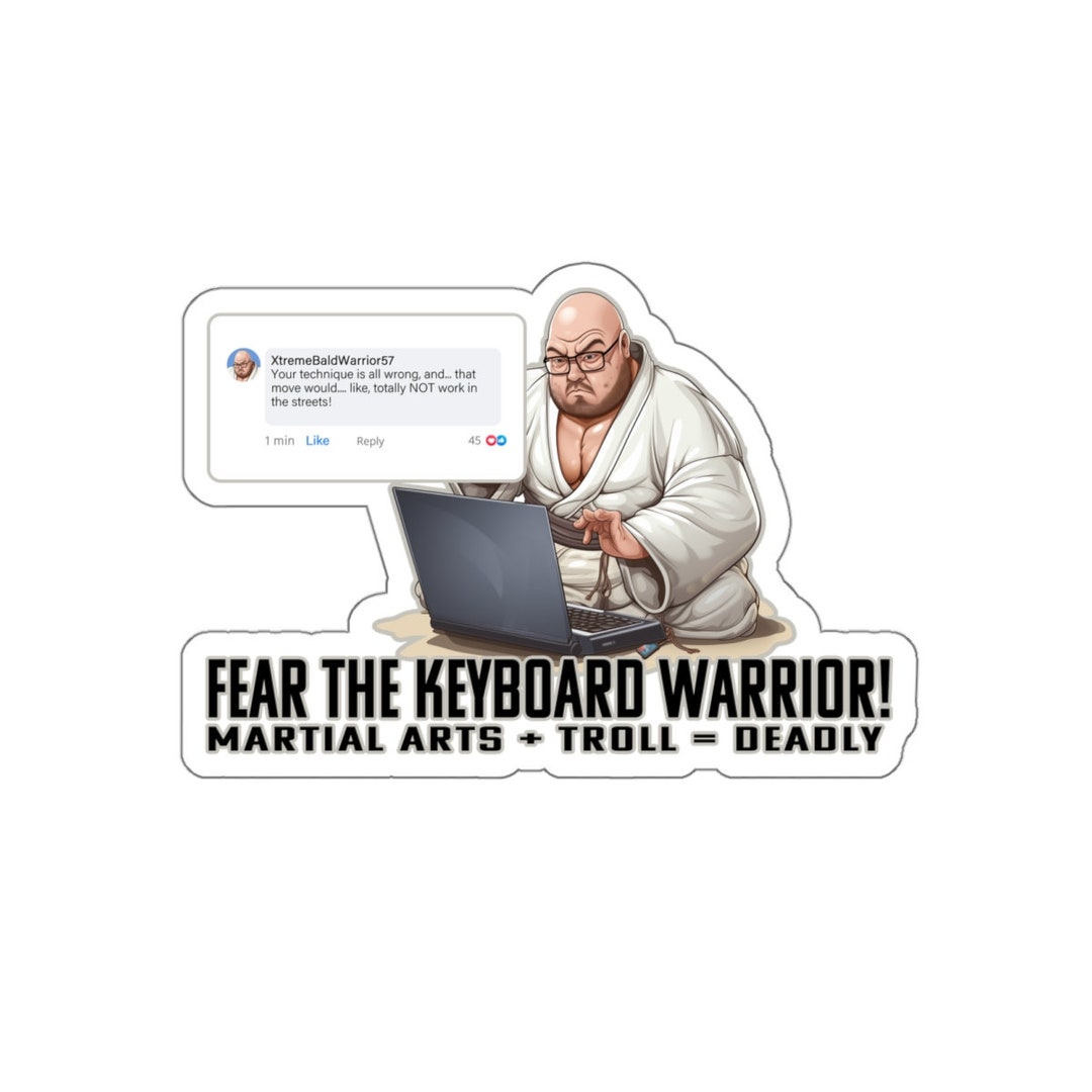 Keyboard Warrior Sticker - Etsy