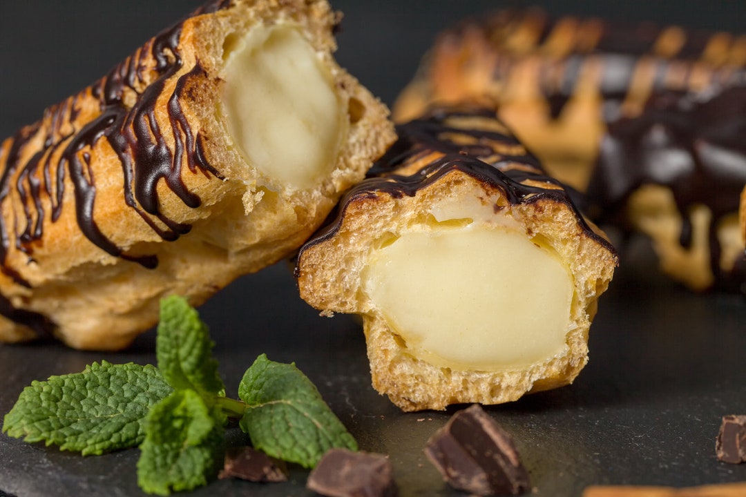 Homemade Eclairs PDF Recipe | Sweets Recipe PDF | How to Bake | Cooking From Skratch | Christmas ...