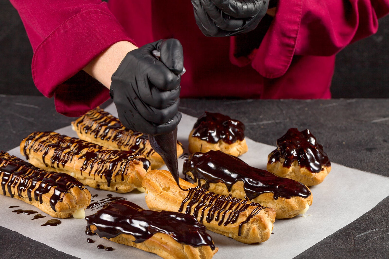 Homemade Eclairs PDF Recipe | Sweets Recipe PDF | How to Bake | Cooking ...