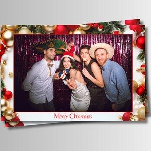 Christmas Photo Booth Template, Holiday Photo Booth Template ...