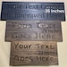 Personalized Text Engraved Wood Sign Stained Lettering Any Text Your ...