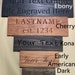 Personalized Text Engraved Wood Sign Stained Lettering Any Text Your ...