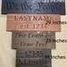 Personalized Text Engraved Wood Sign Stained Lettering Any Text Your ...