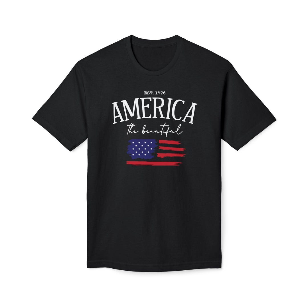 America the Beautiful - 100% Made in USA Shirt - Patriotic Tee ...