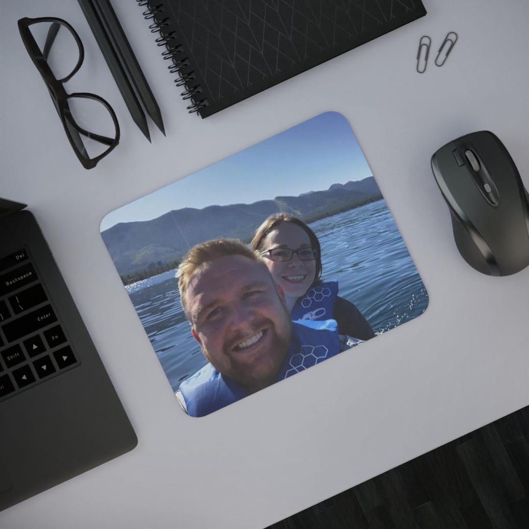 Personalized Custom Mouse Pad - Upload Photo - Your Logo - Birthday ...