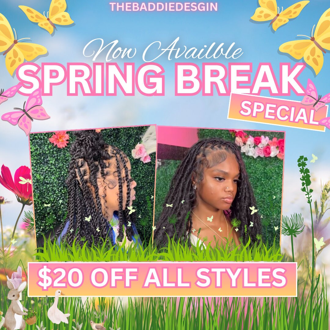 Spring Break Social Media Flyer for Hairsylist, Makeup Artist, Nail ...