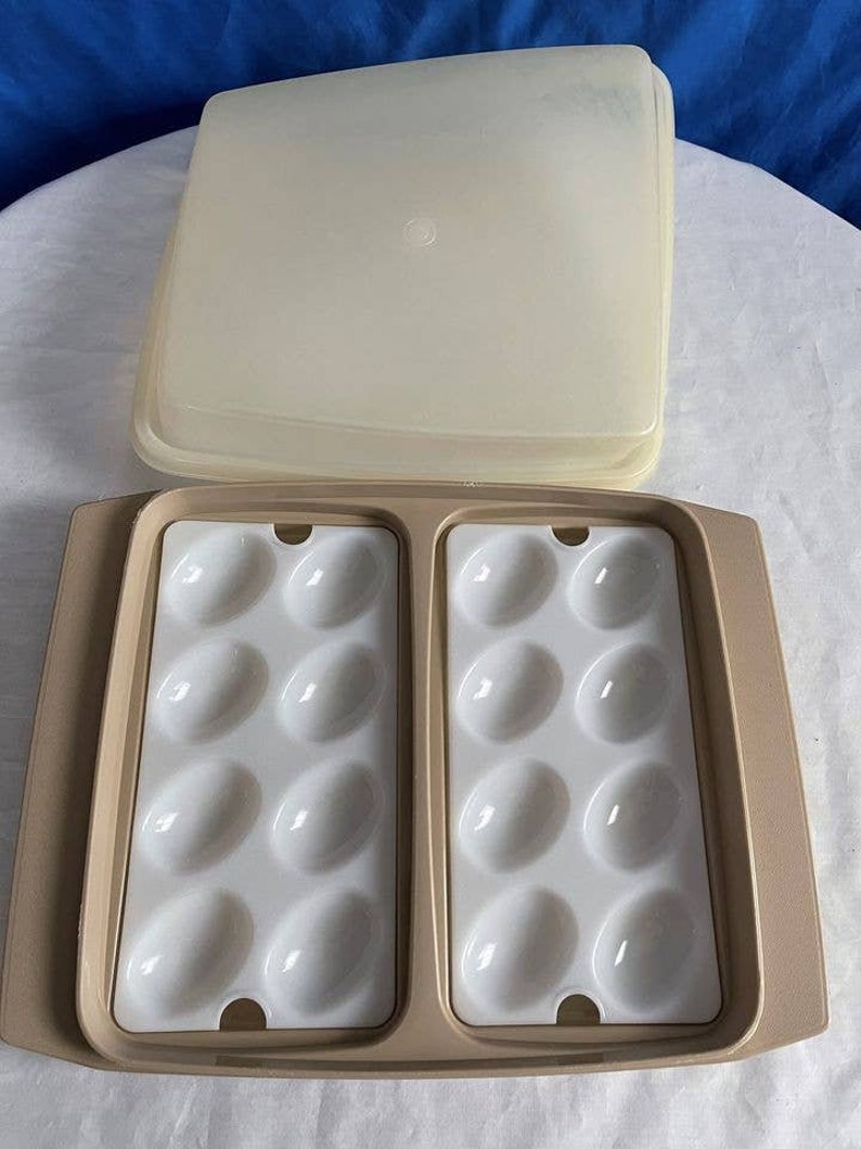 Vintage Tupperware Deviled Egg Holder/carrier - Etsy